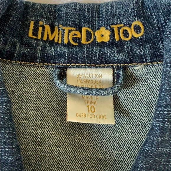 Limited Too | Jackets & Coats | Limited Too Belted Denim Jean Jacket ...
